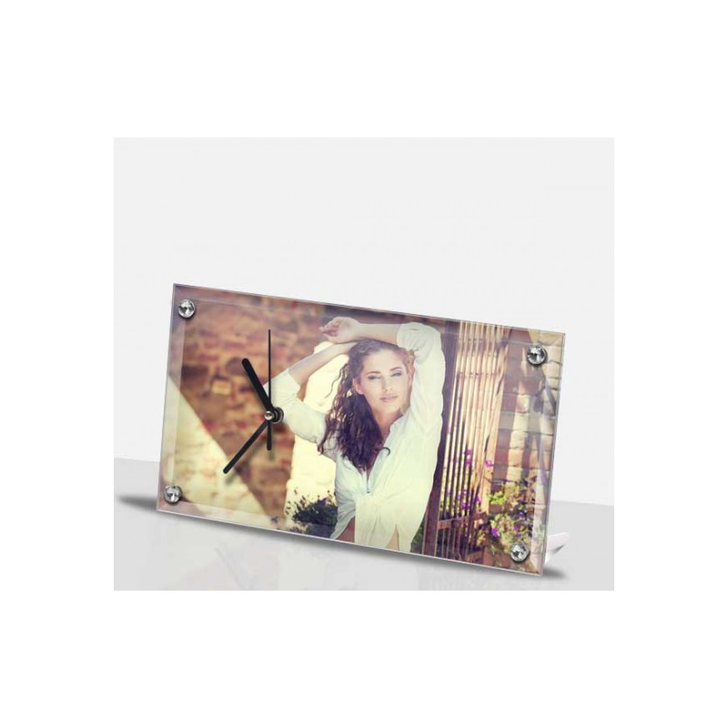 Horloge en Verre Sublimation