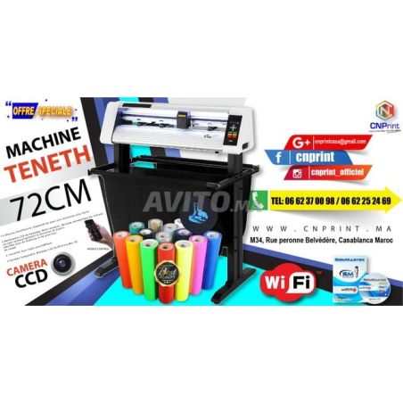 Machines de Découpe Teneth Camera CCD 72CM